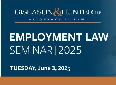 Employment Law Seminar 2025 - Gislason & Hunter